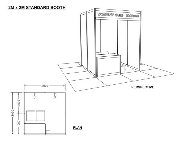 2x2M System Booth, Chinese Modular Aluminum Exhibition Booth Supplier ...