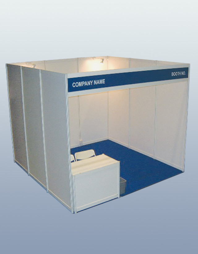 3X3M Standard System Booth, China Modular Aluminum Booth Exhibition ...