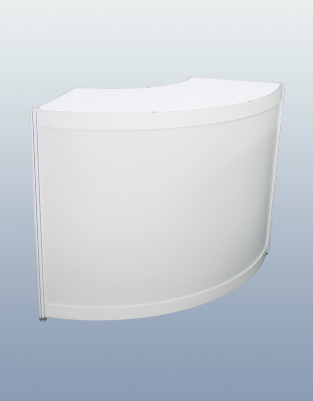 Quarter-Circle Counter, Octagonal Prism Cabinet,Alunium Circle counter ...