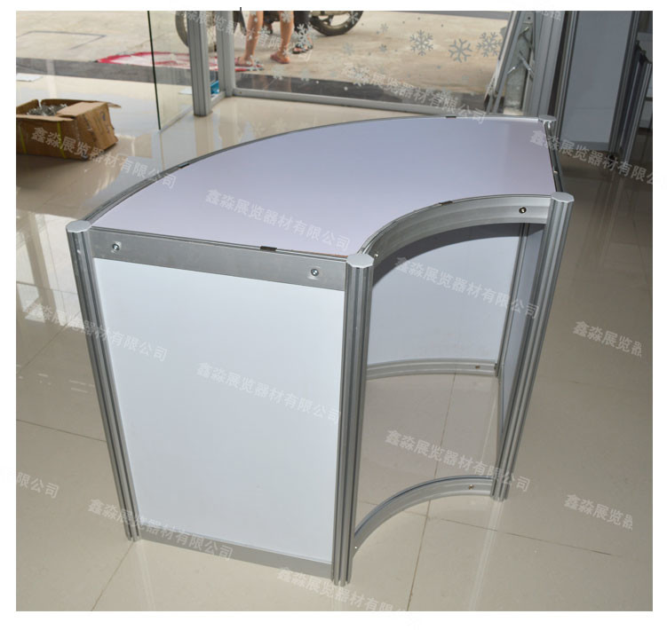 Quarter-Circle Counter, Octagonal Prism Cabinet,Alunium Circle counter ...