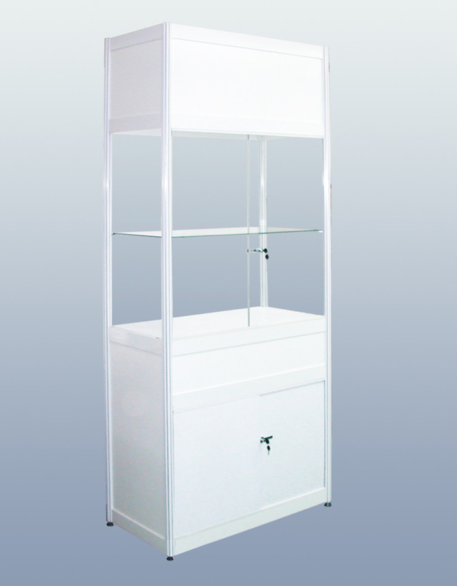 1M hight Information Counter,Octagonal Prism Desk, Customized desk ...