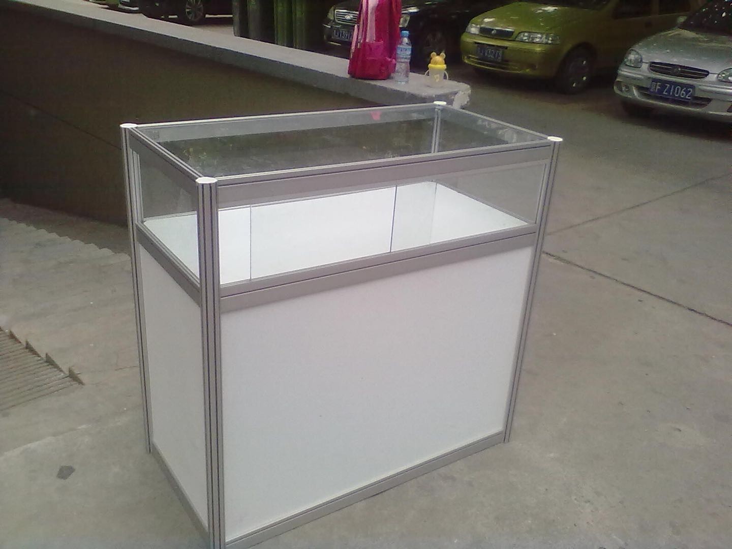 1M hight Information Counter,Octagonal Prism Desk, Customized desk ...