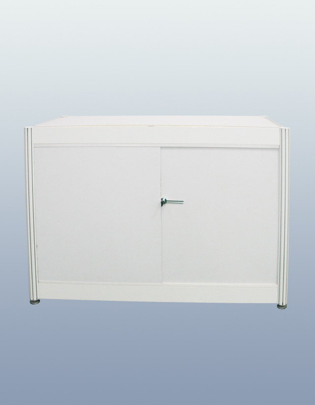 Lockable Information Counter on exhibition system booth,Octagonal Prism ...