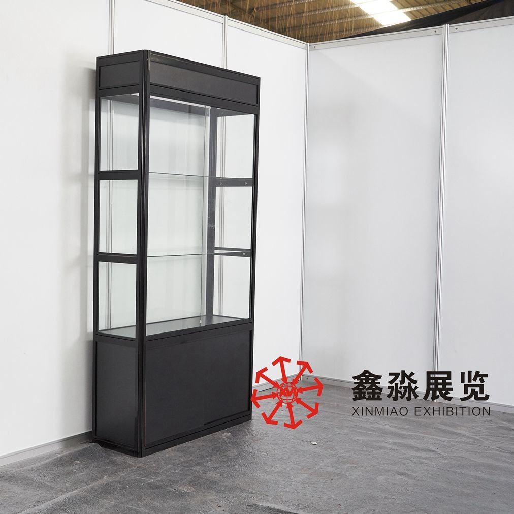 Aluminum Foldable Showcase, rentable foding cabinet for display ...