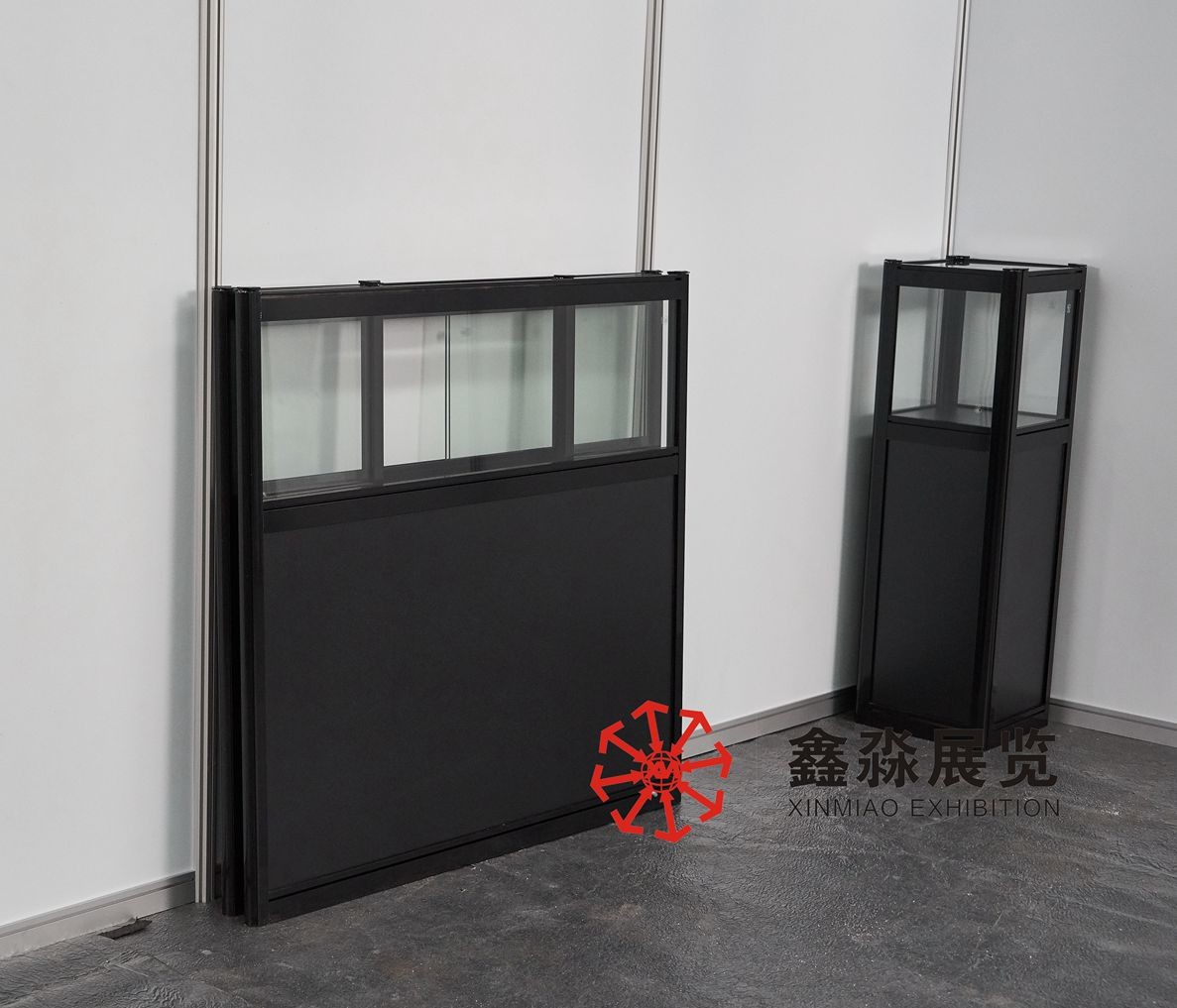 Aluminum Foldable Showcase, rentable foding cabinet for display ...