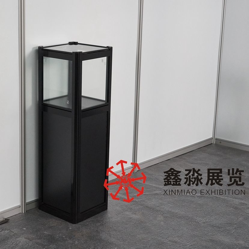 Aluminum Foldable Showcase, rentable foding cabinet for display ...
